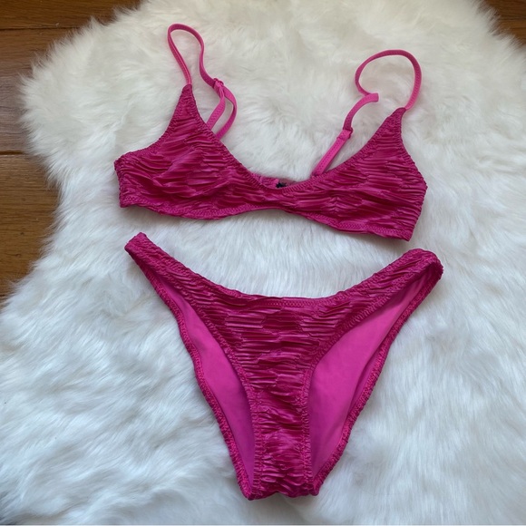 triangl swimwear | Swim | Triangl Swimwear Hot Pink Bikini | Poshmark